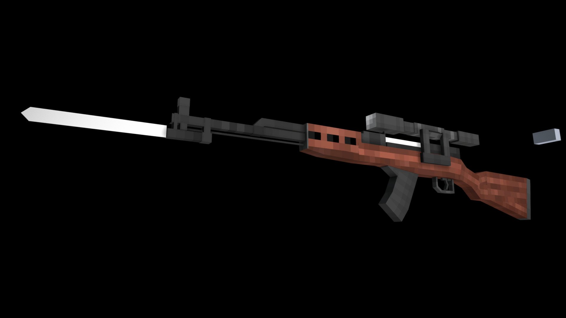 Type 56 SKS ( Blockbench ) - Download Free 3D model by GGlecoco ...