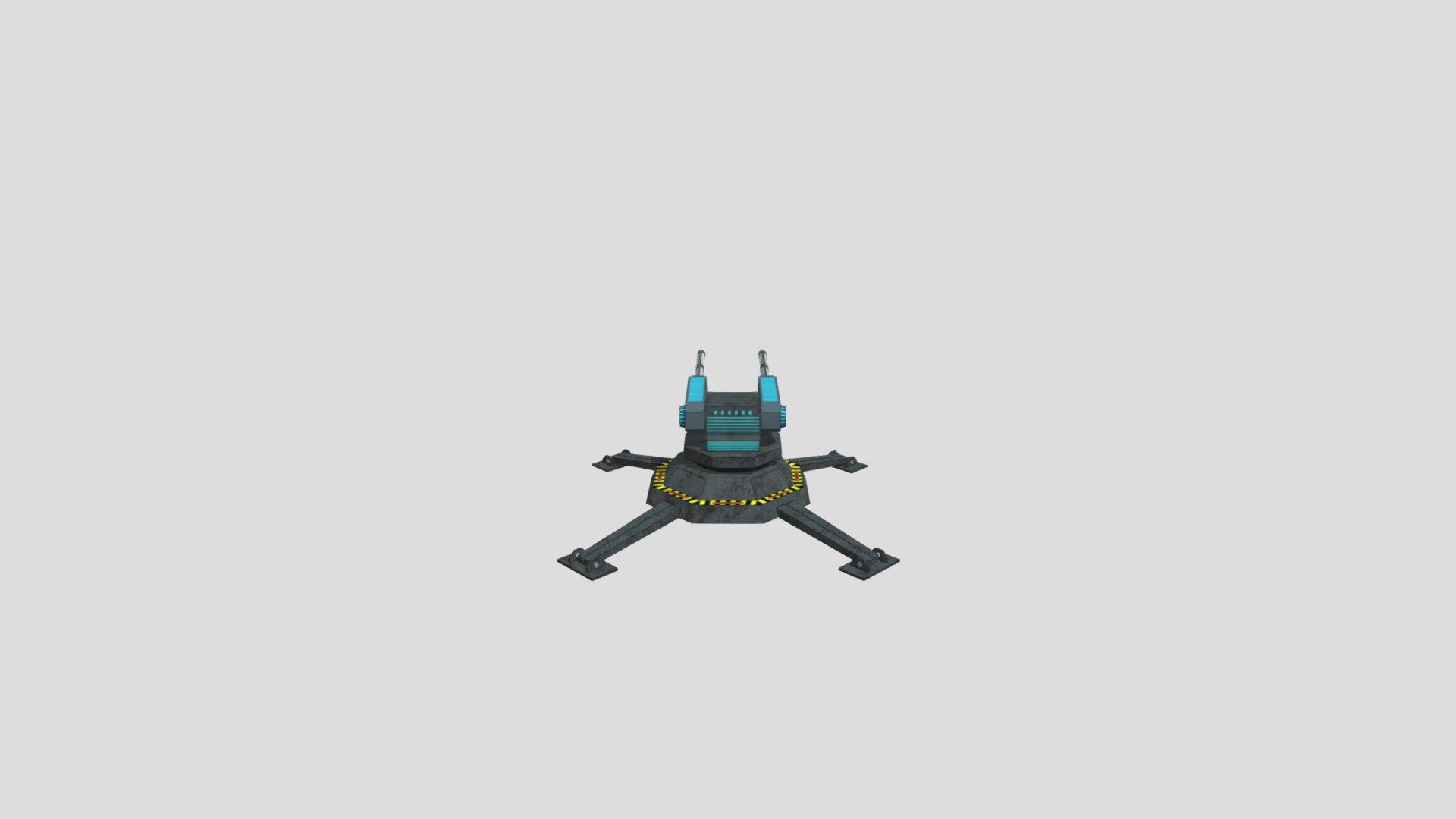 Turret_Blaster - 3D model by jmportillo [fb56929] - Sketchfab