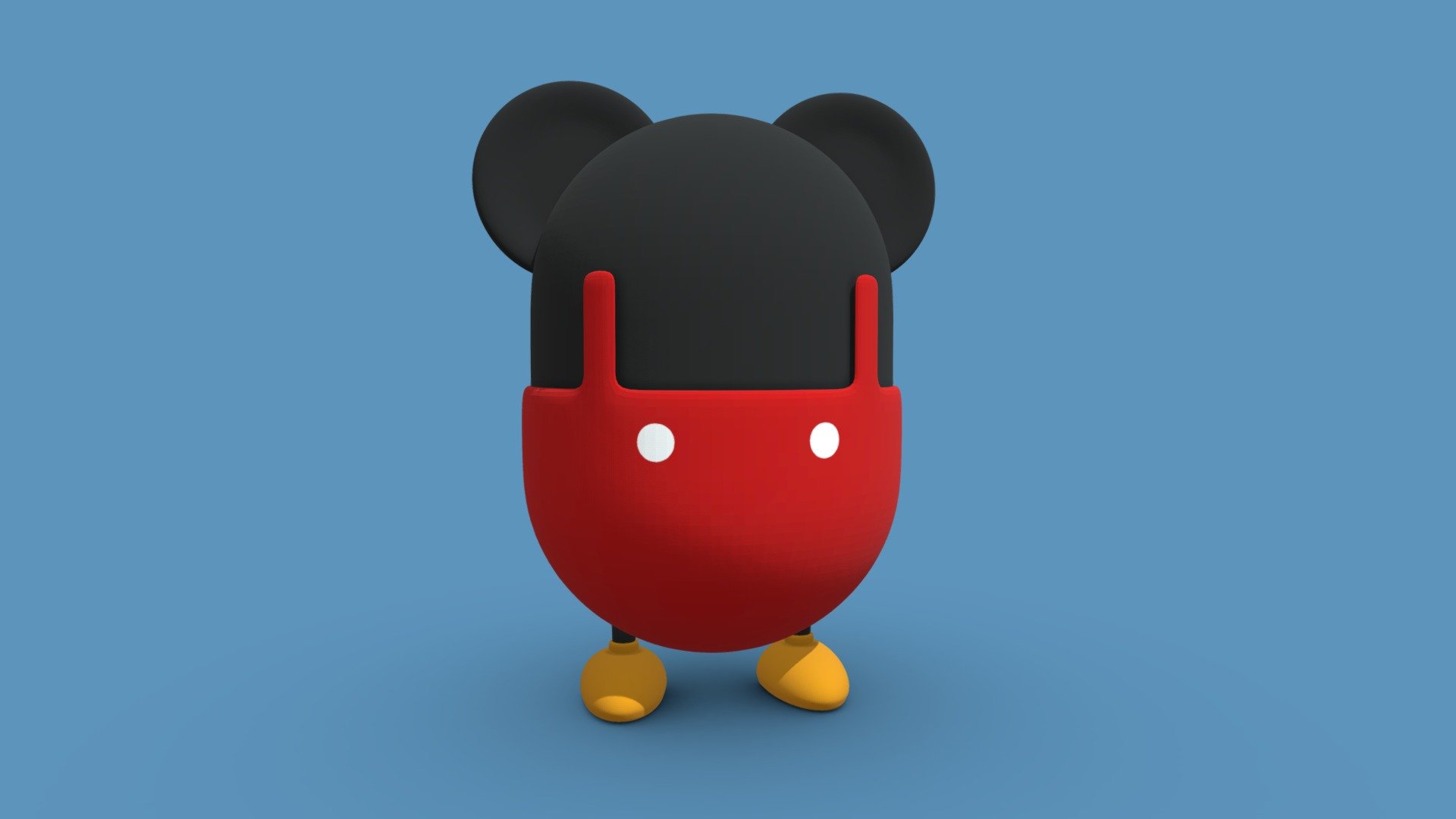 Micky Mouse Art Thing - 3D model by Maggatron (@MaggaModels) [fb574bb ...