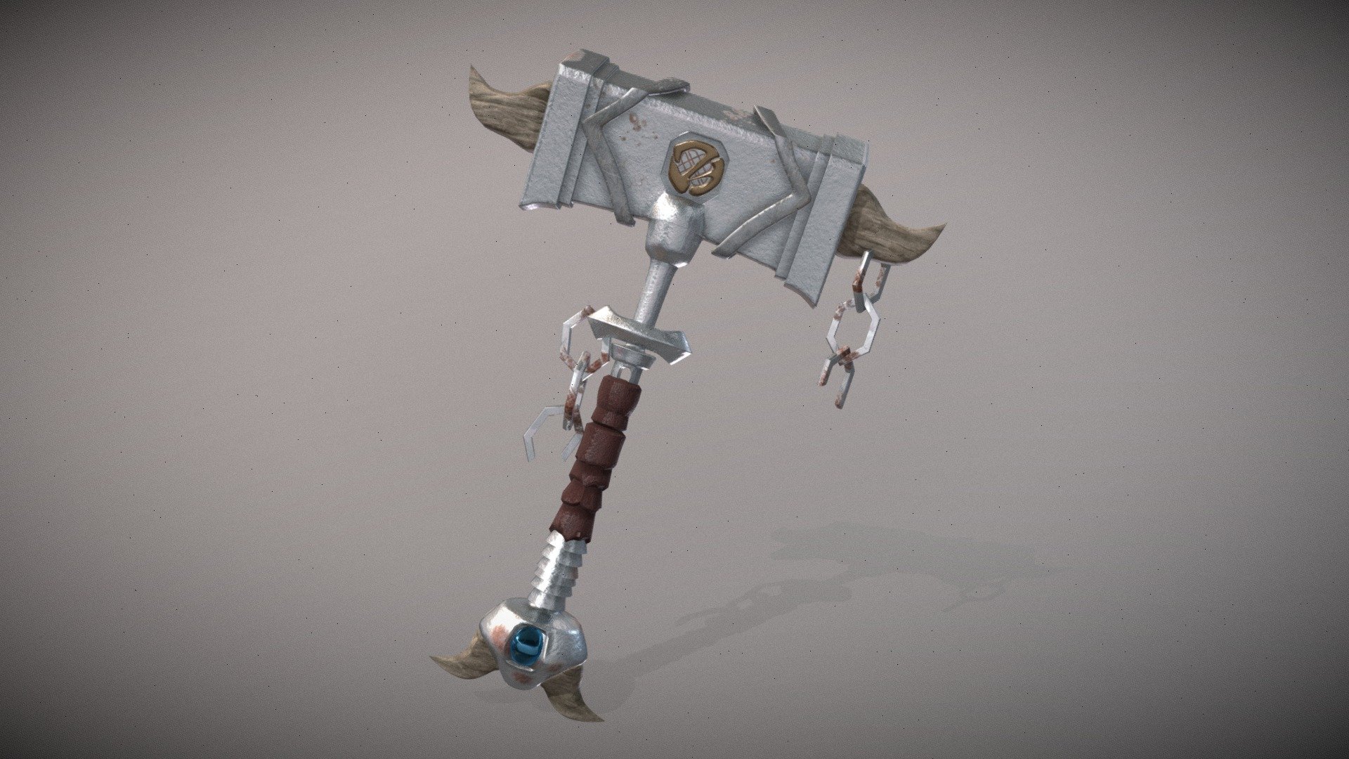 fantasy hammer - Download Free 3D model by himanshu bisht ...