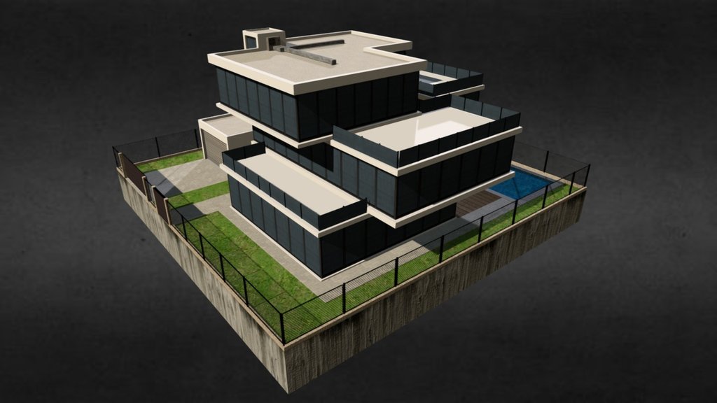 Luxury Home - 3D model by onisproject.tk (@onisproject1) [fb57bc8 ...