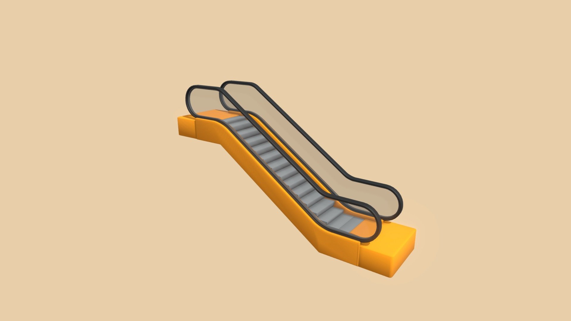 Esclator - 3D model by Alihan (@BenAlihan) [fb5a434] - Sketchfab