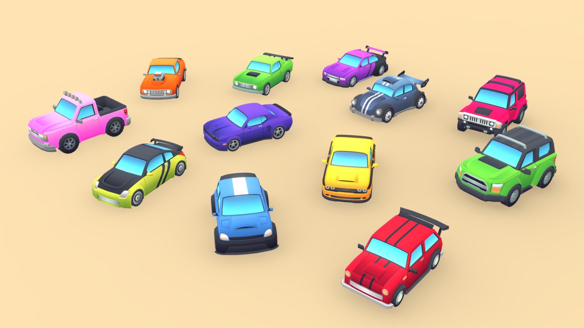 Drive Club Cars Pack - Buy Royalty Free 3D model by Ergoni [fb5b0b5 ...