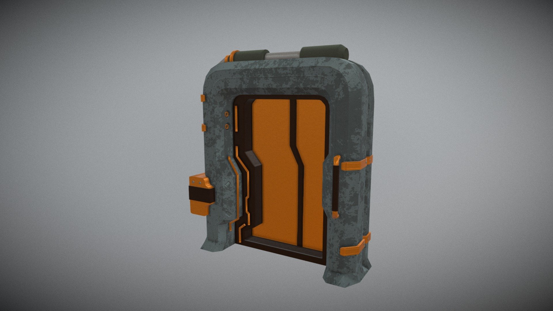 SciFi Door - 3D model by softic [fb5b456] - Sketchfab