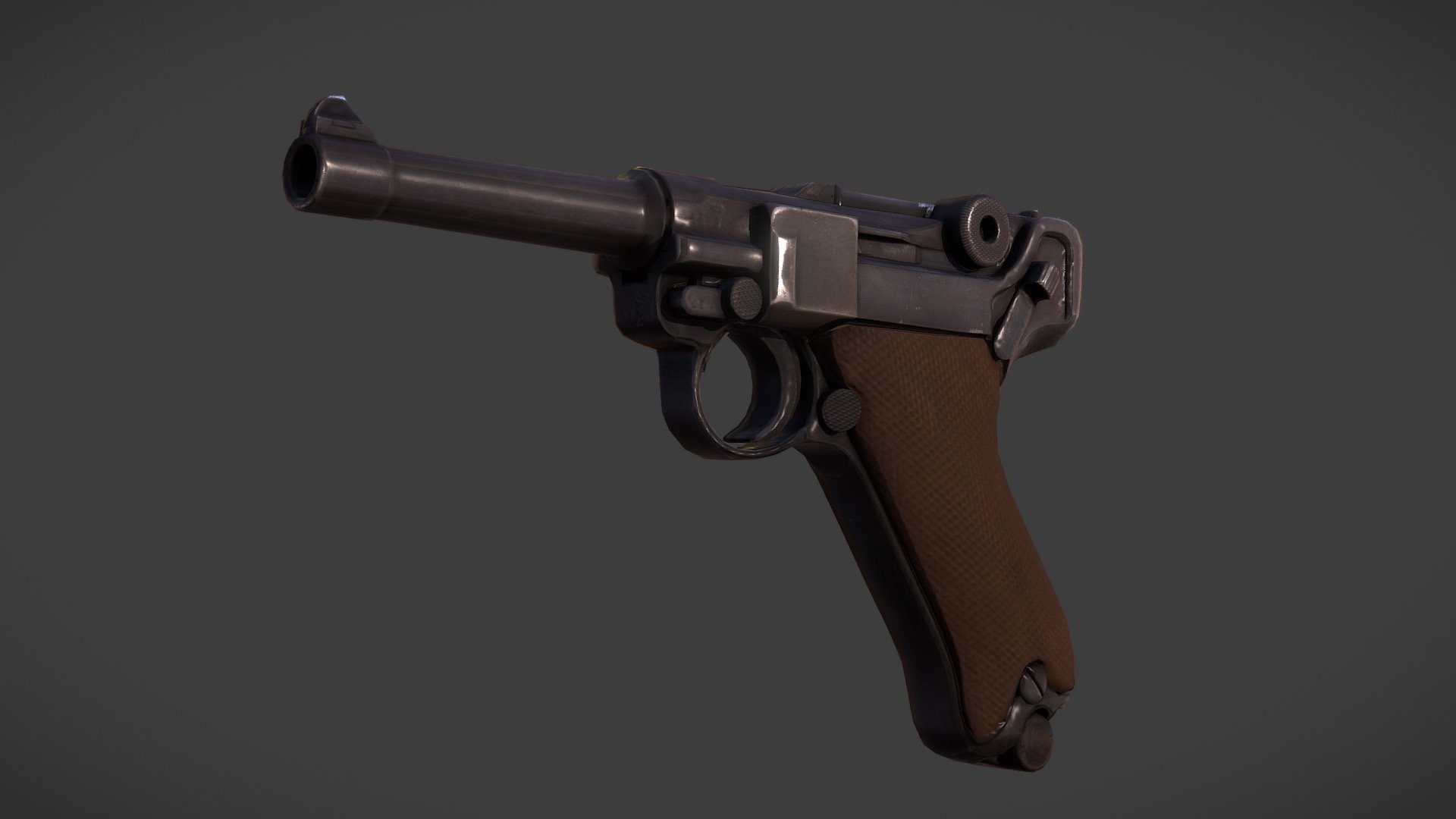 WW2 Asset Pack: Luger - Buy Royalty Free 3D model by pulsend [fb5bebd ...
