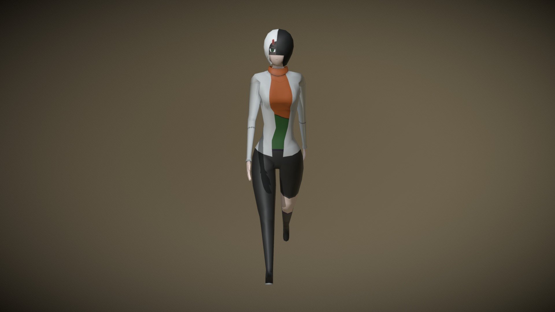 Assistant walk cycle - 3D model by DeathRoe [fb5cc43] - Sketchfab