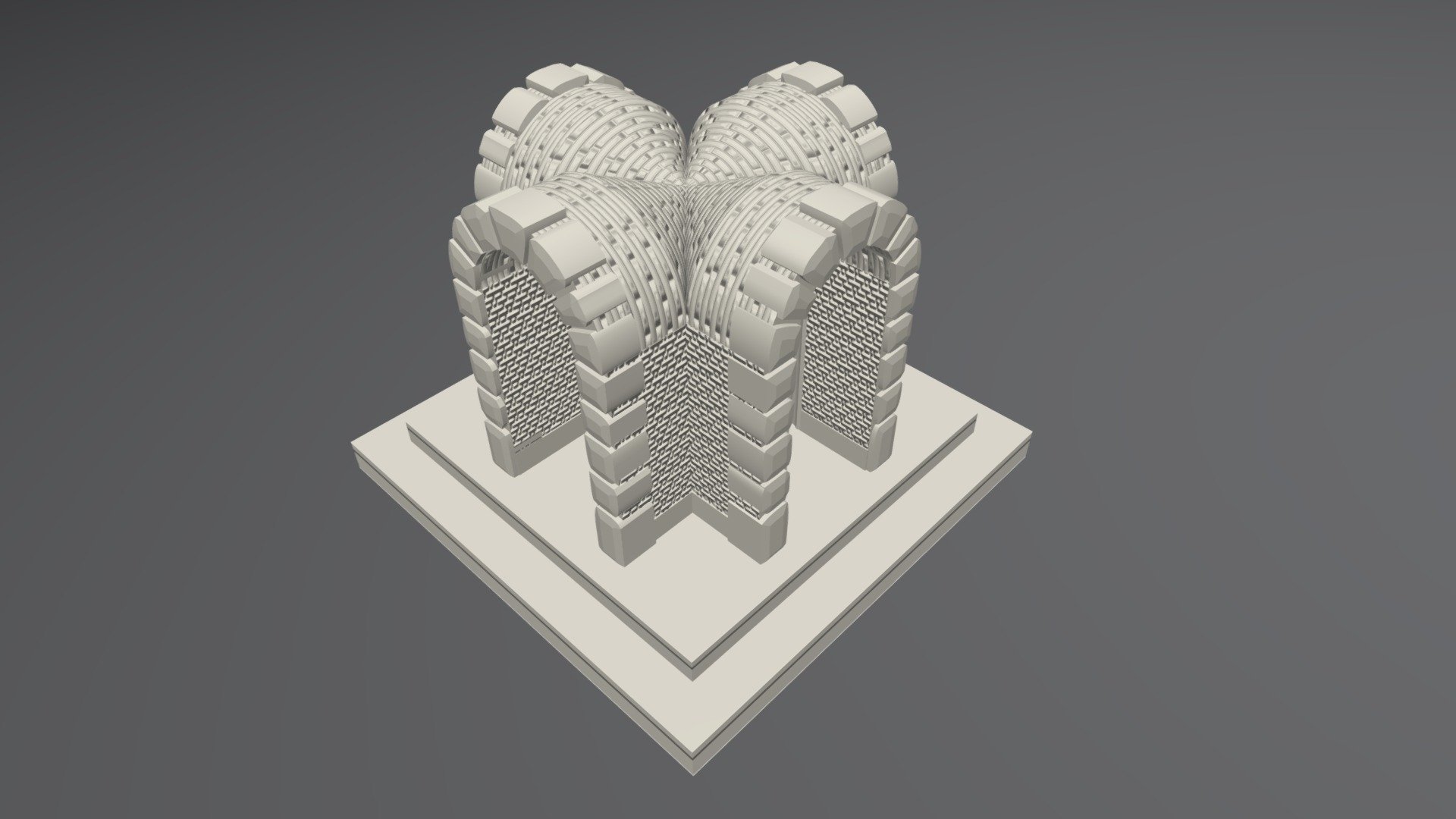 Double Barrel Vault - 3D model by Laetitia Irata (@LaetitiaIrata ...