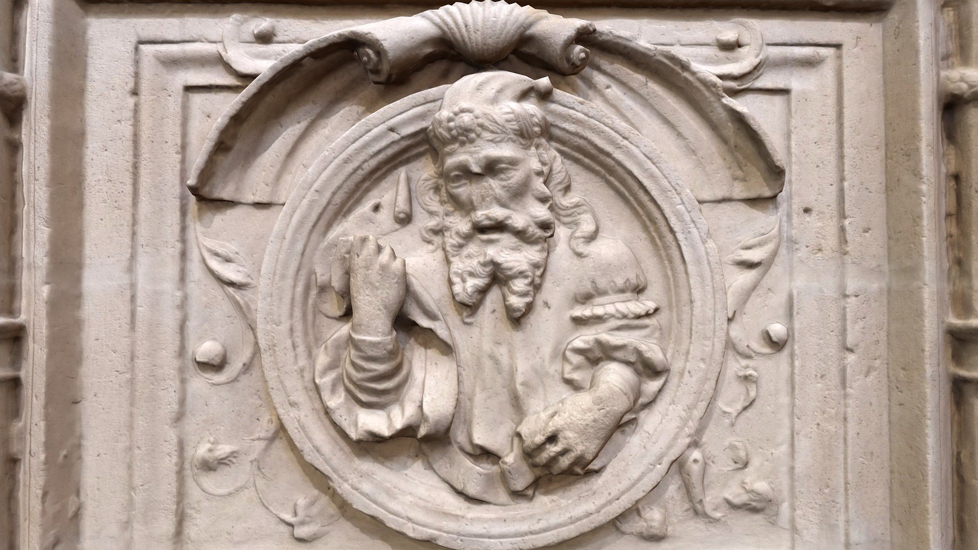 Male bas-relief from Burgos Cathedral - Download Free 3D model by J ...