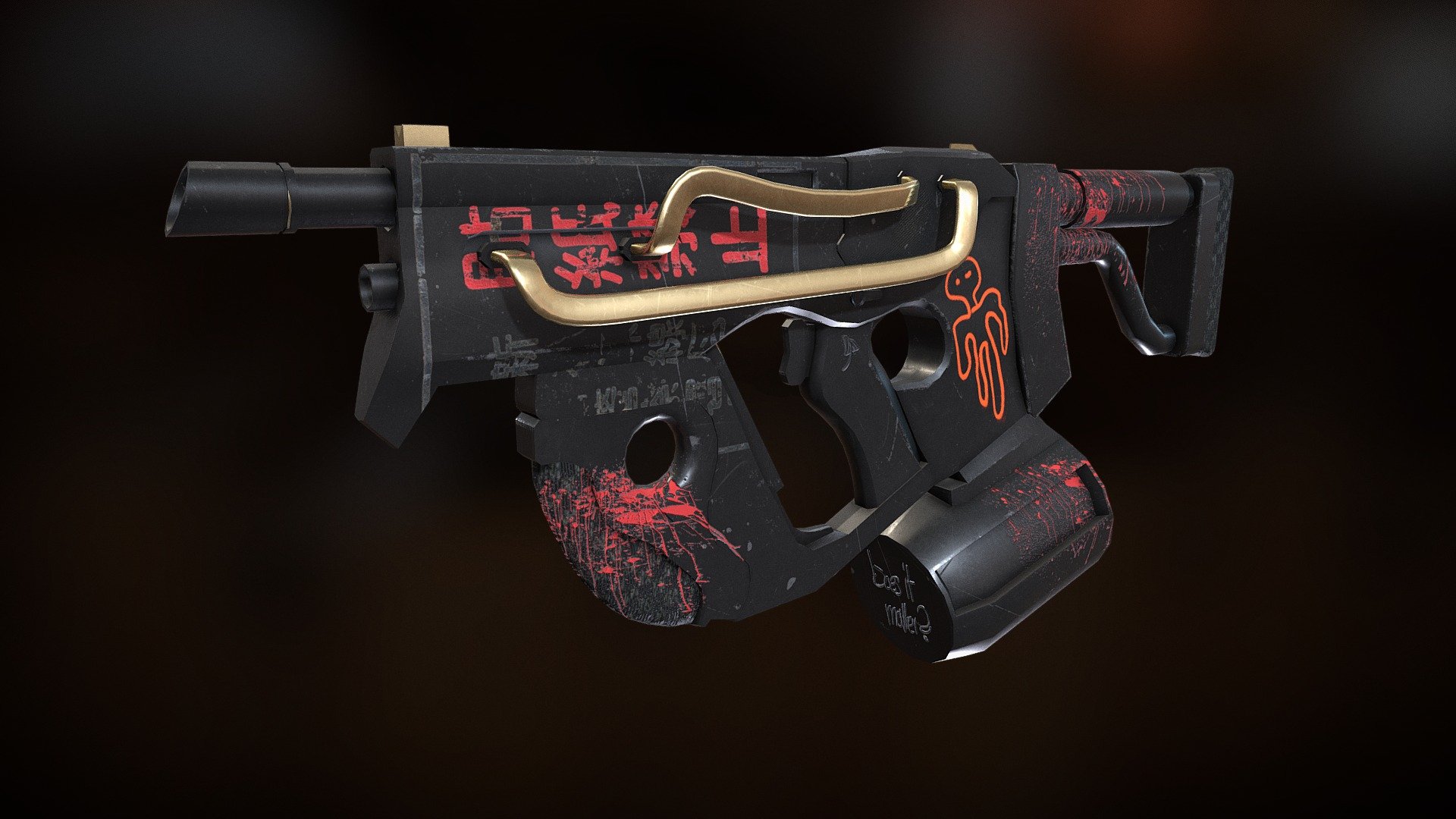 smg_weapon_6.3k tris - Download Free 3D model by WIVEX (@wirth348 ...