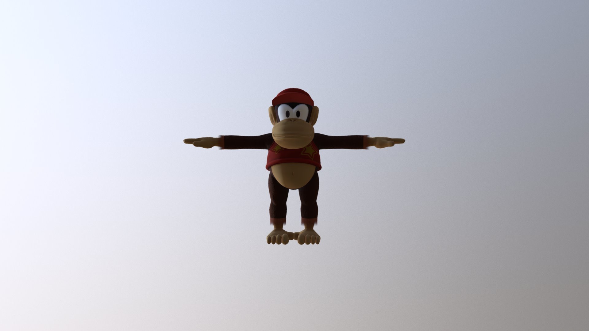 diddy kong - Download Free 3D model by akennedy007 [fb62c1b] - Sketchfab