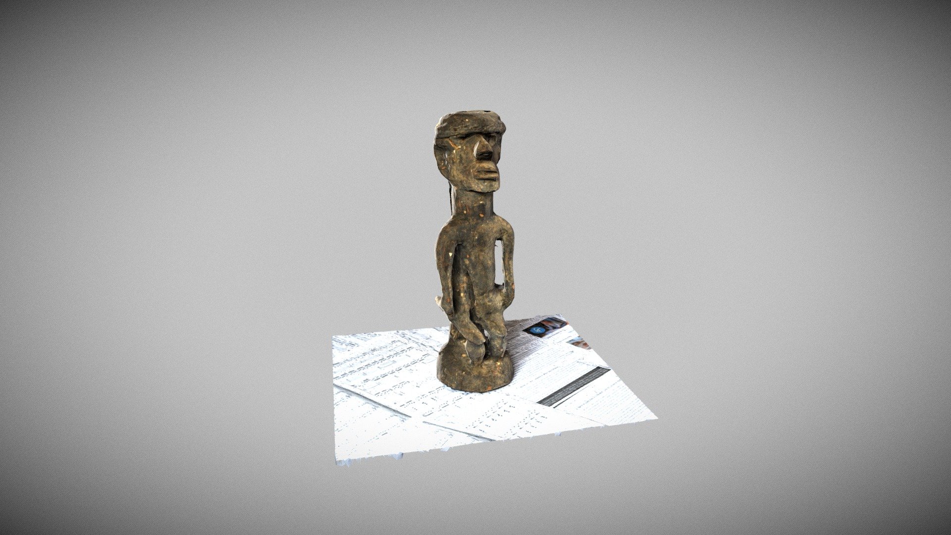 Statuette Africaine - 3D model by Victor Devaux (@VictorDevaux) [fb6377f] - Sketchfab