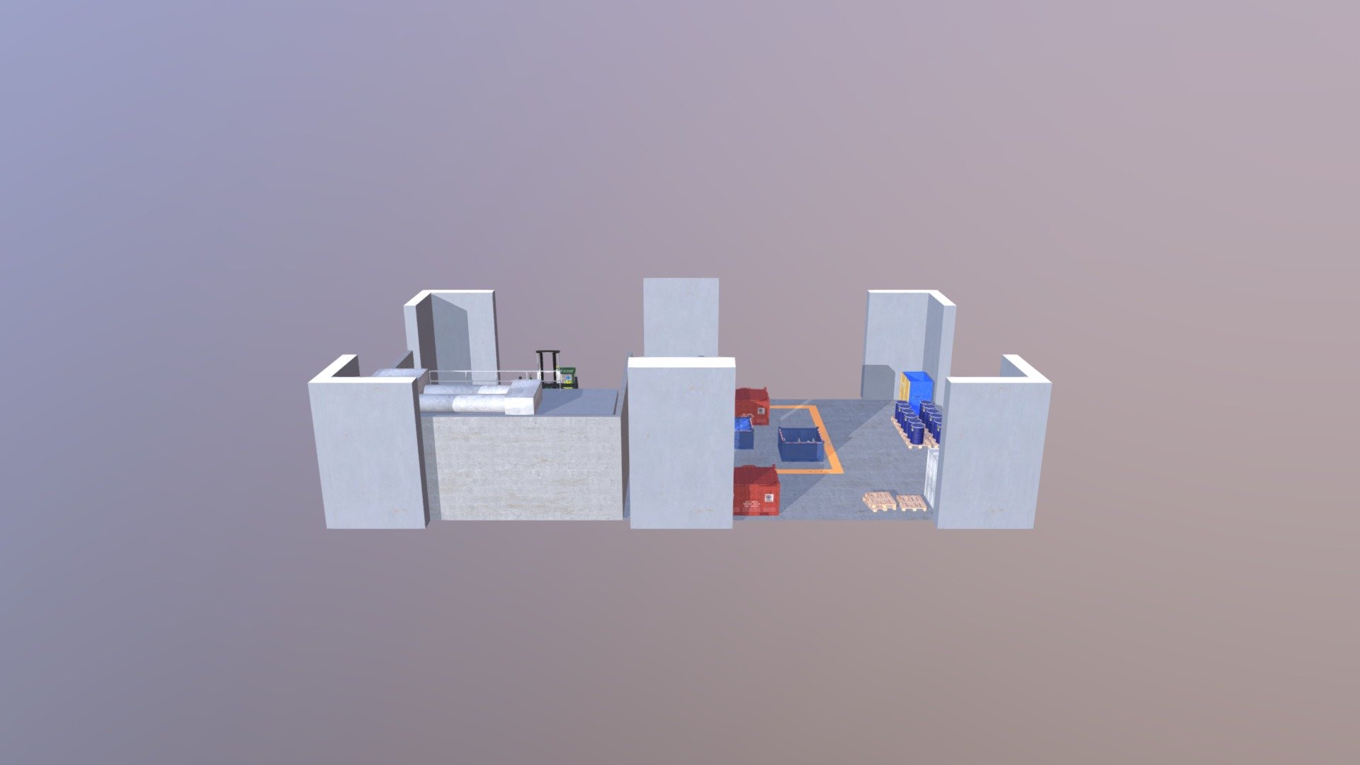 ASCO Shed No Roof - 3D model by coull3d [fb63f95] - Sketchfab