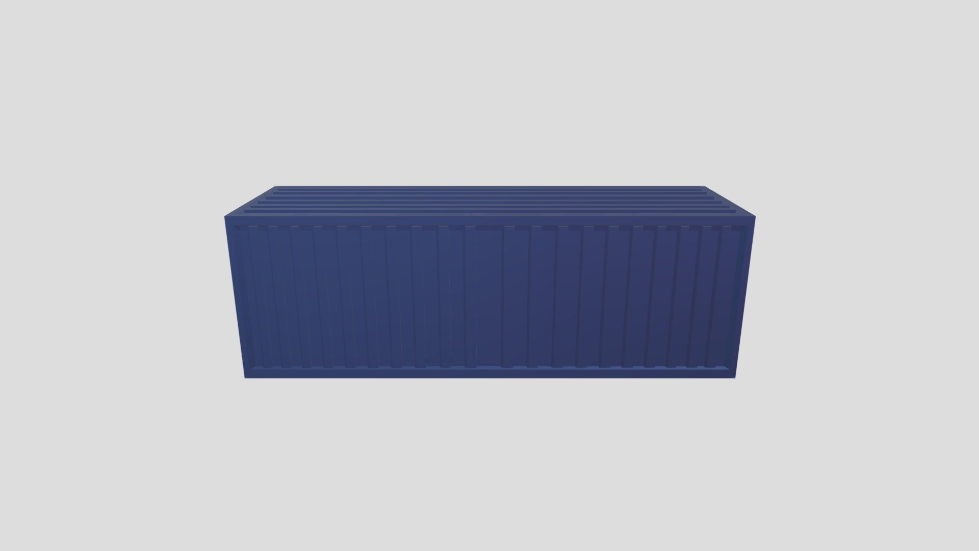 Blueshippingcontainer - Download Free 3D model by Yoo_wutt [fb644eb ...