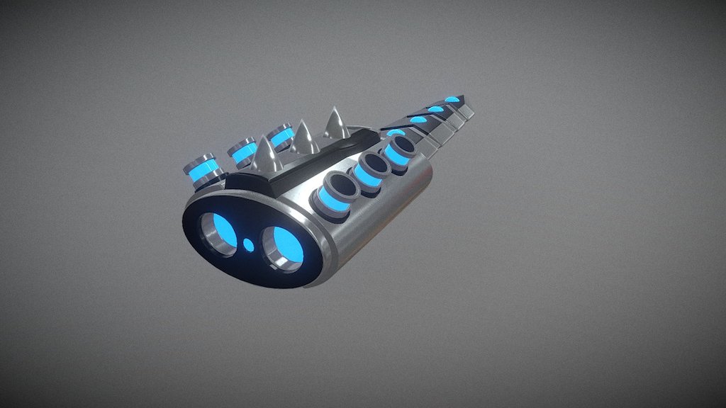 Maya's Shield Cannon - 3D model by IronWizard [fb64a2e] - Sketchfab