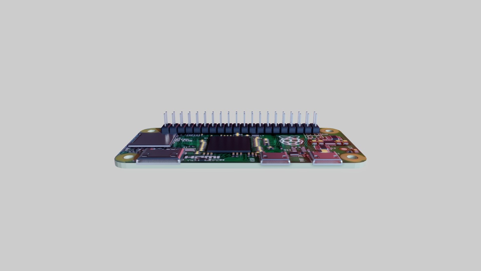 Raspberry Pi Zero - Download Free 3D model by GameDevGiant [fb67434 ...