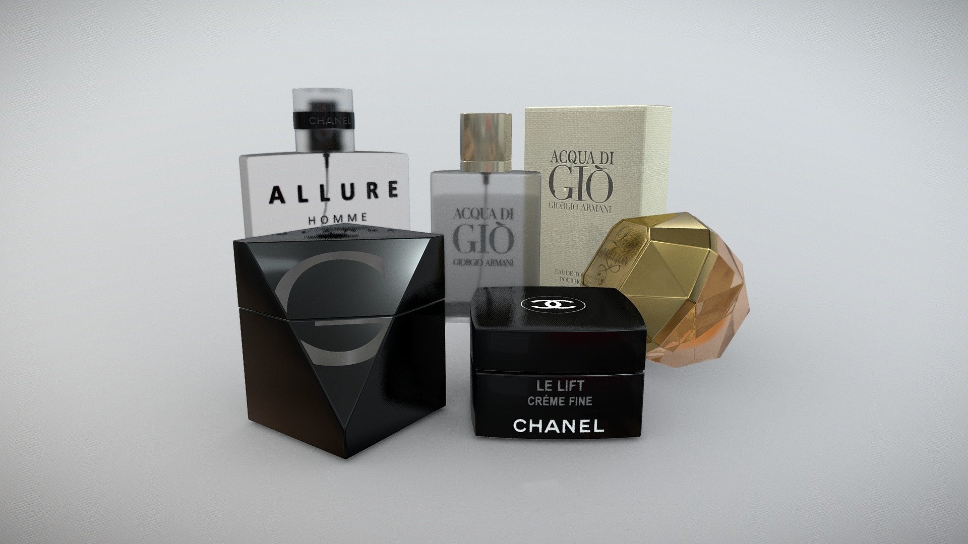 Perfumes - 3D model by MPRender [fb6a802] - Sketchfab