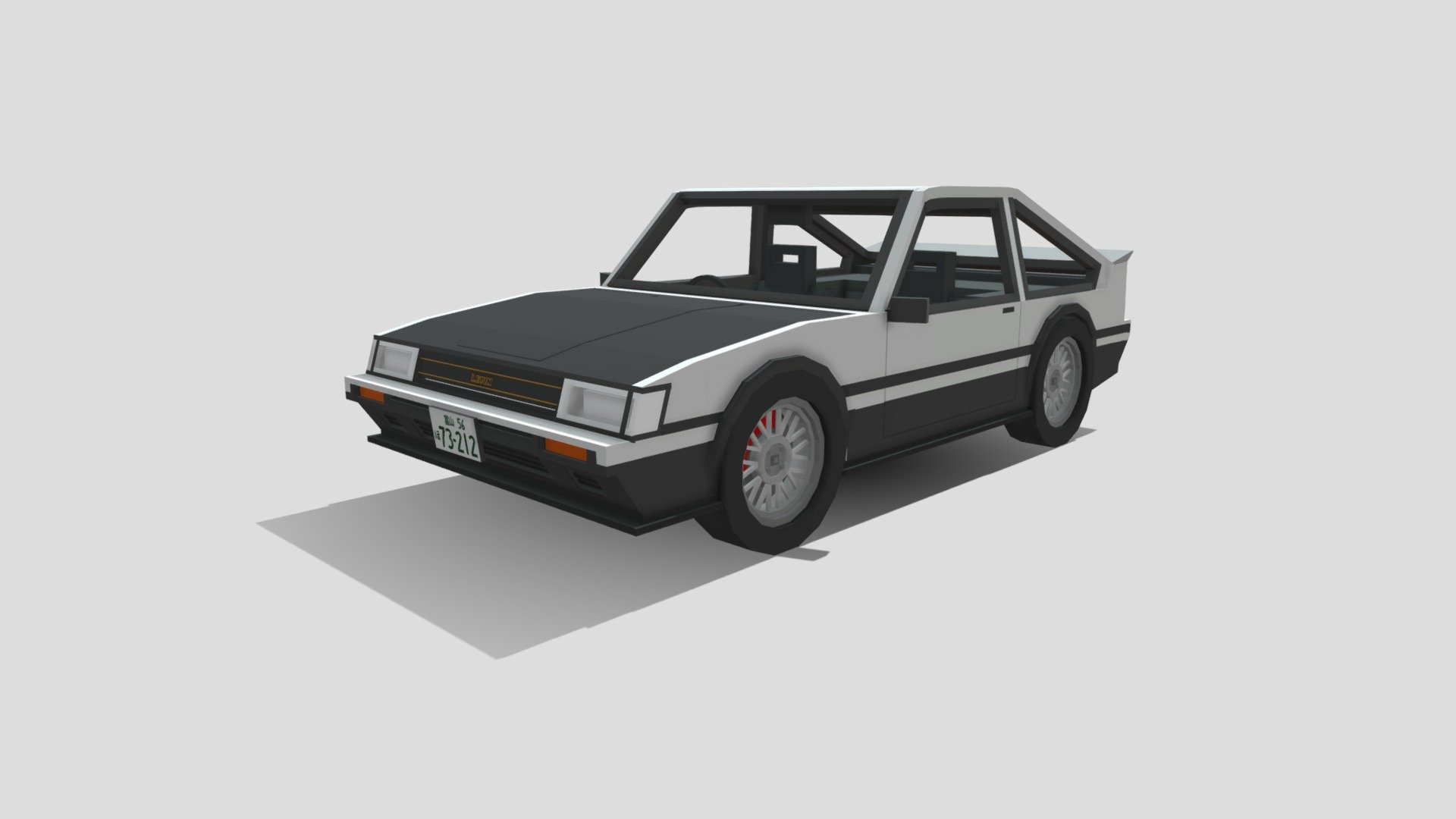 AE86 Levin Hatchback (Wataru - Supercharger) - 3D model by ashminggu ...
