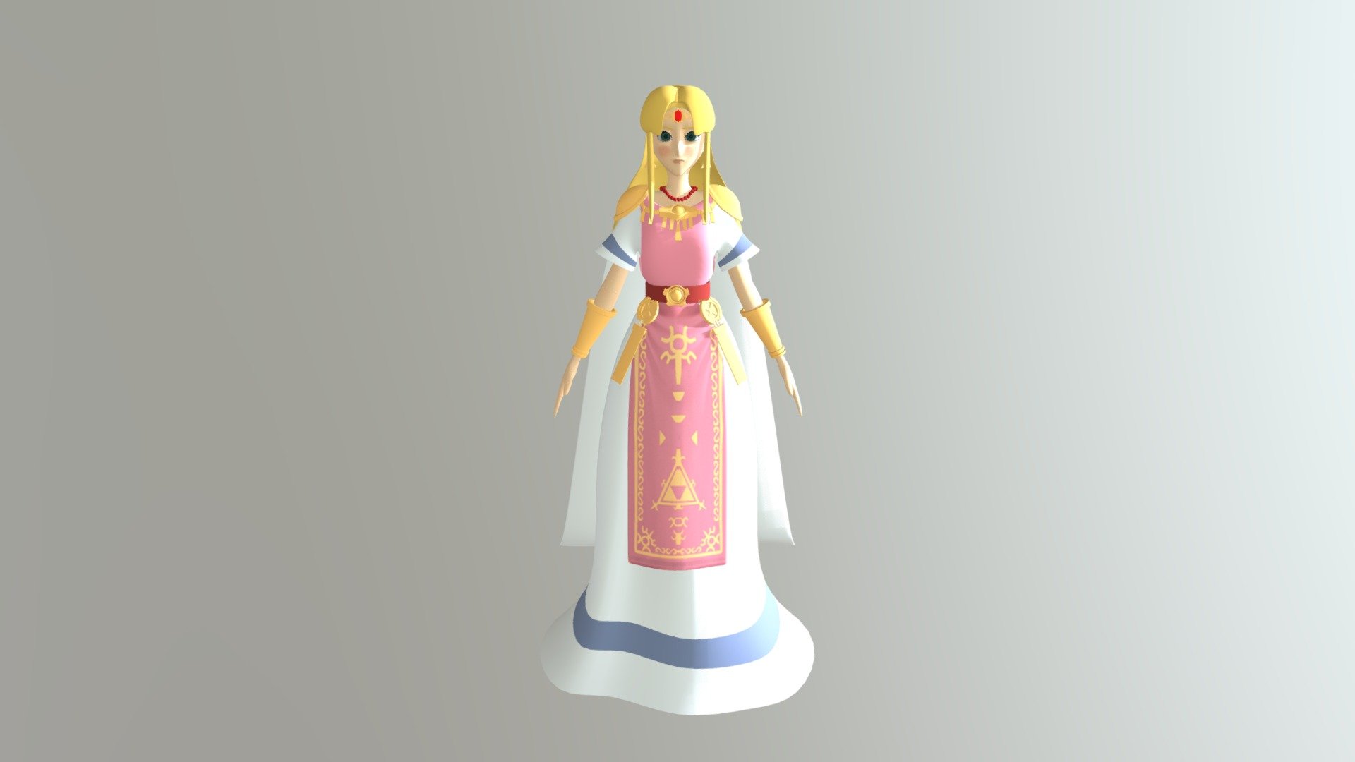 Princess Zelda - Download Free 3D model by Brener [fb6cbc0] - Sketchfab