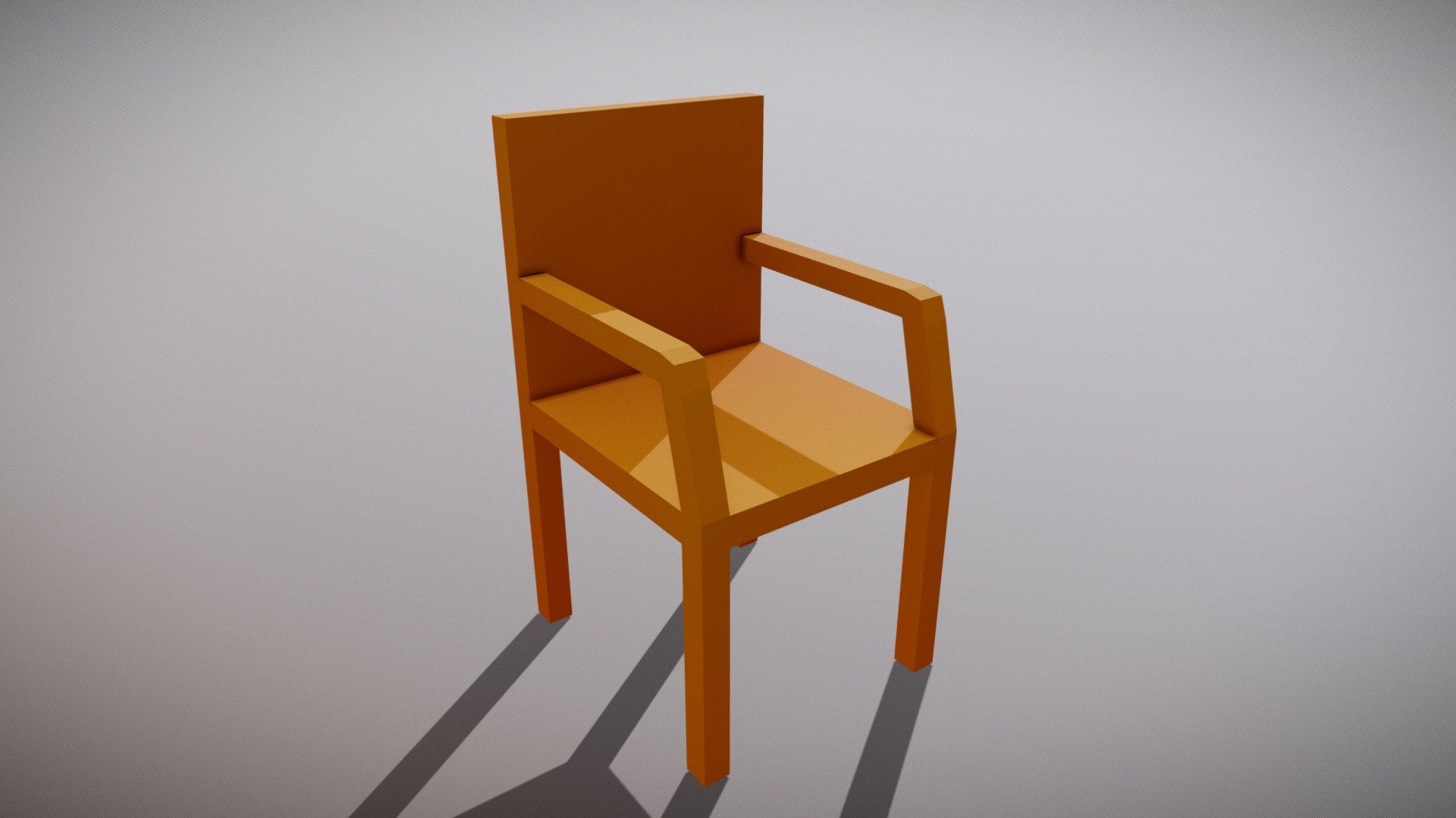 Low Poly Wooden Chair - Download Free 3D model by _its_sagar_bro ...