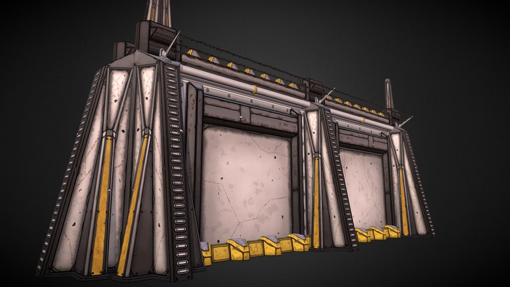 Wall Piece modular - 3D model by aletsam [fb6e53c] - Sketchfab