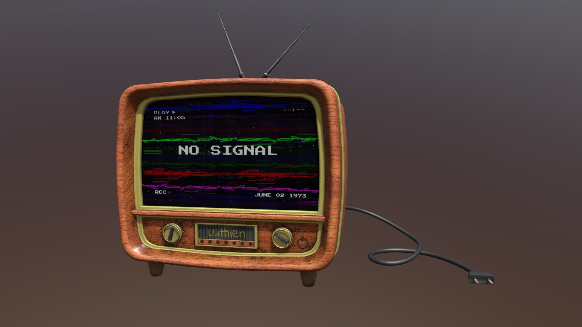 Old televizion - 3D model by okan_kc [fb6eb77] - Sketchfab