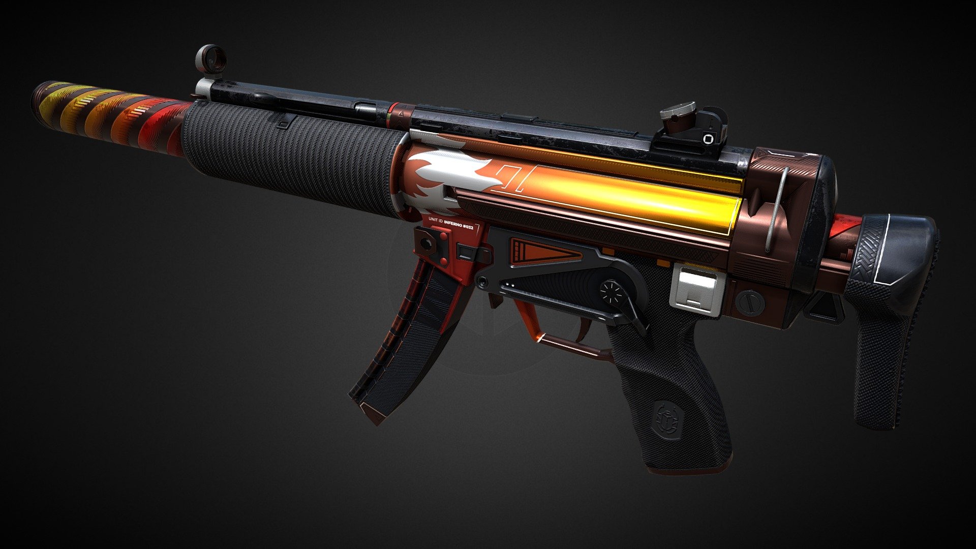 MP5 - Inferno [WIP] - 3D model by tanapta [fb6f1cd] - Sketchfab