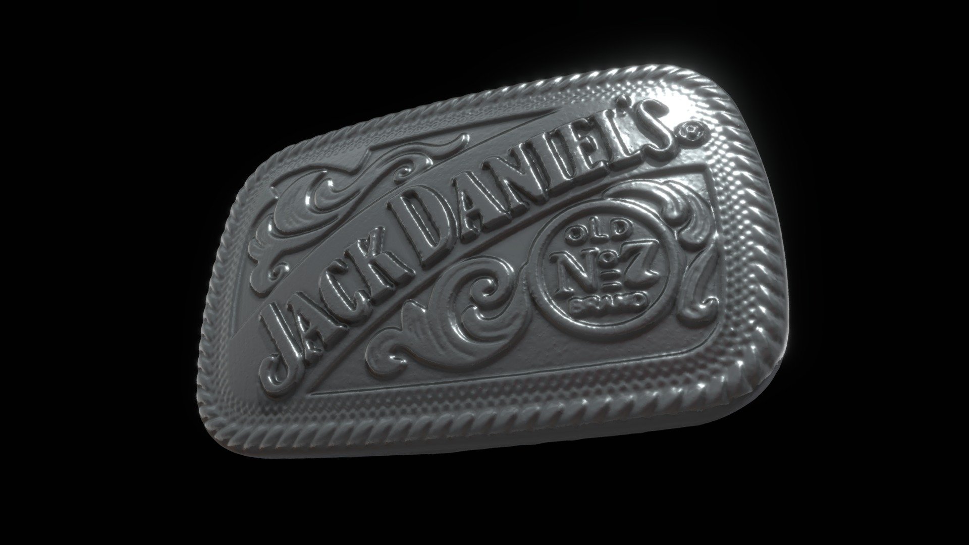 Jack Daniels - Belt Buckle Scan - Download Free 3D model by X3msnake ...
