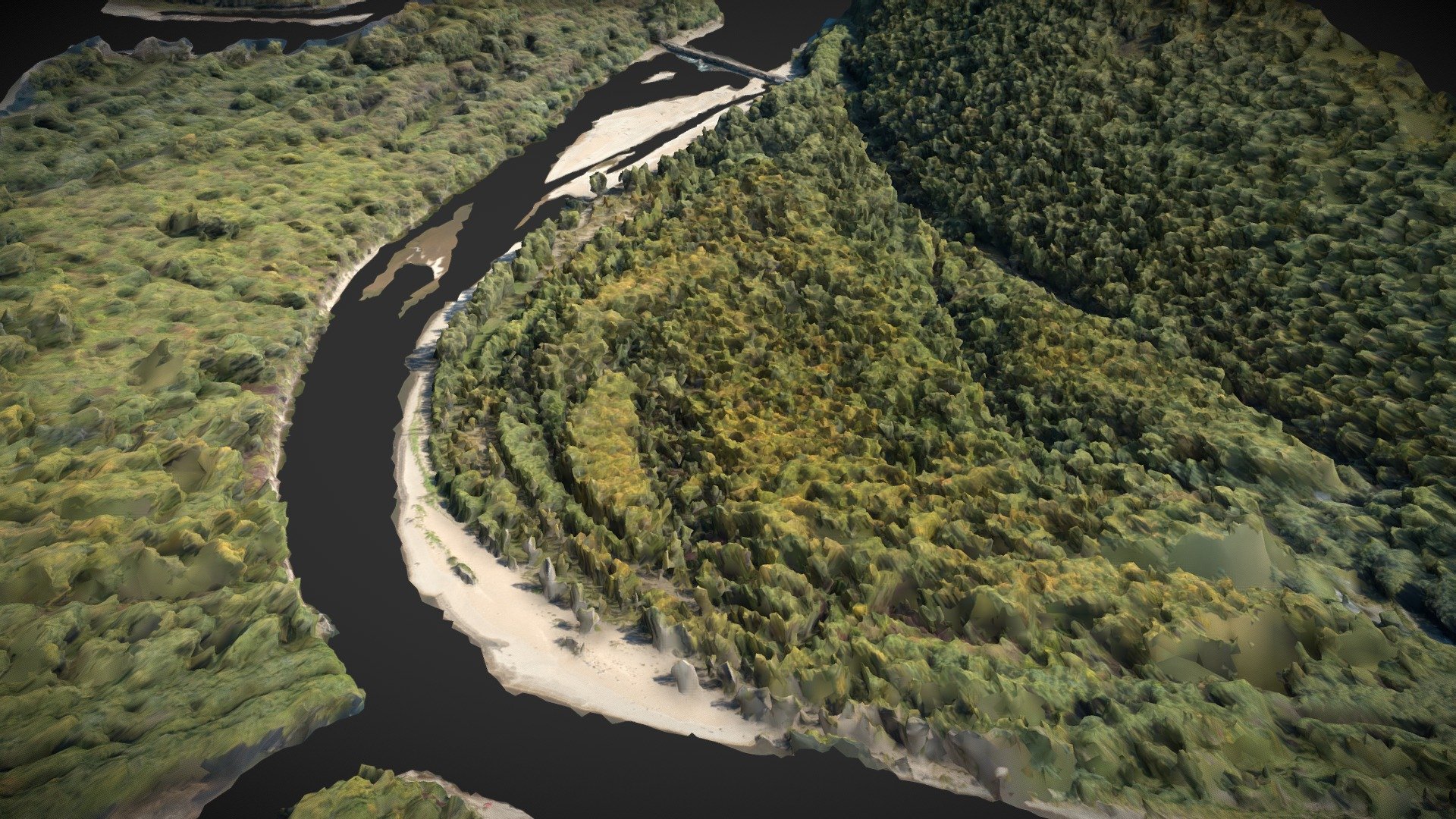 Wetland, forest, shoal and river - Download Free 3D model by Metazeon ...