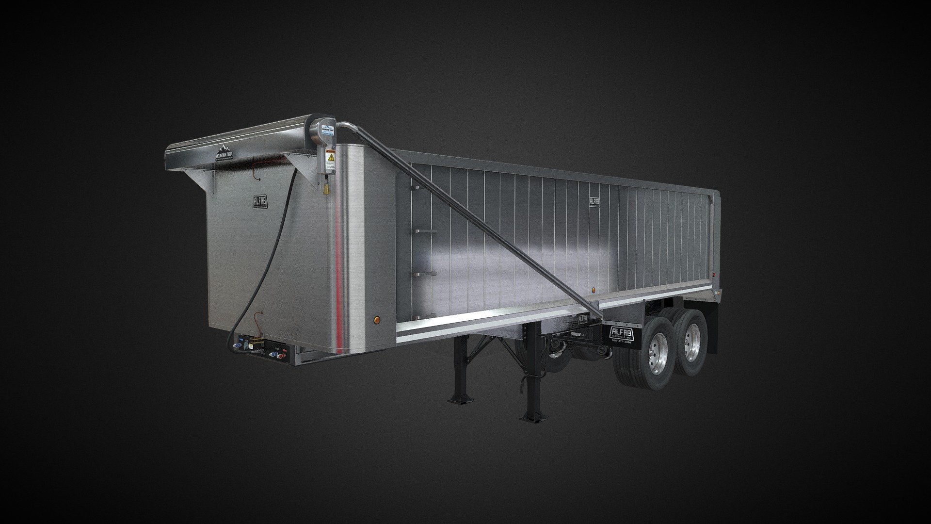 ALFAB End Dump 26FT 2018 - 3D model by Habdorn [fb70309] - Sketchfab