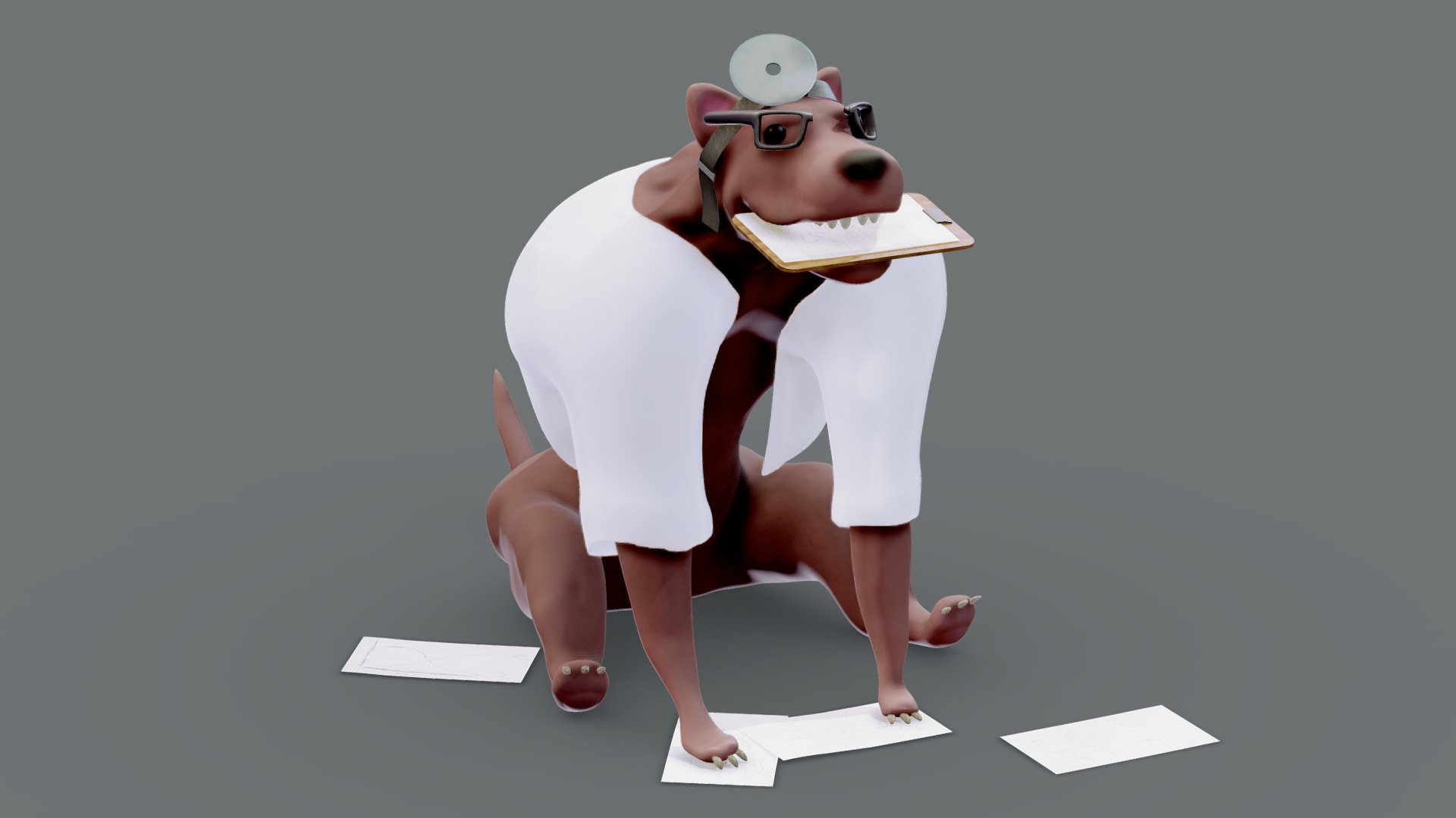 dogtor - Download Free 3D model by Duznot (@duz_vr) [fb70668] - Sketchfab