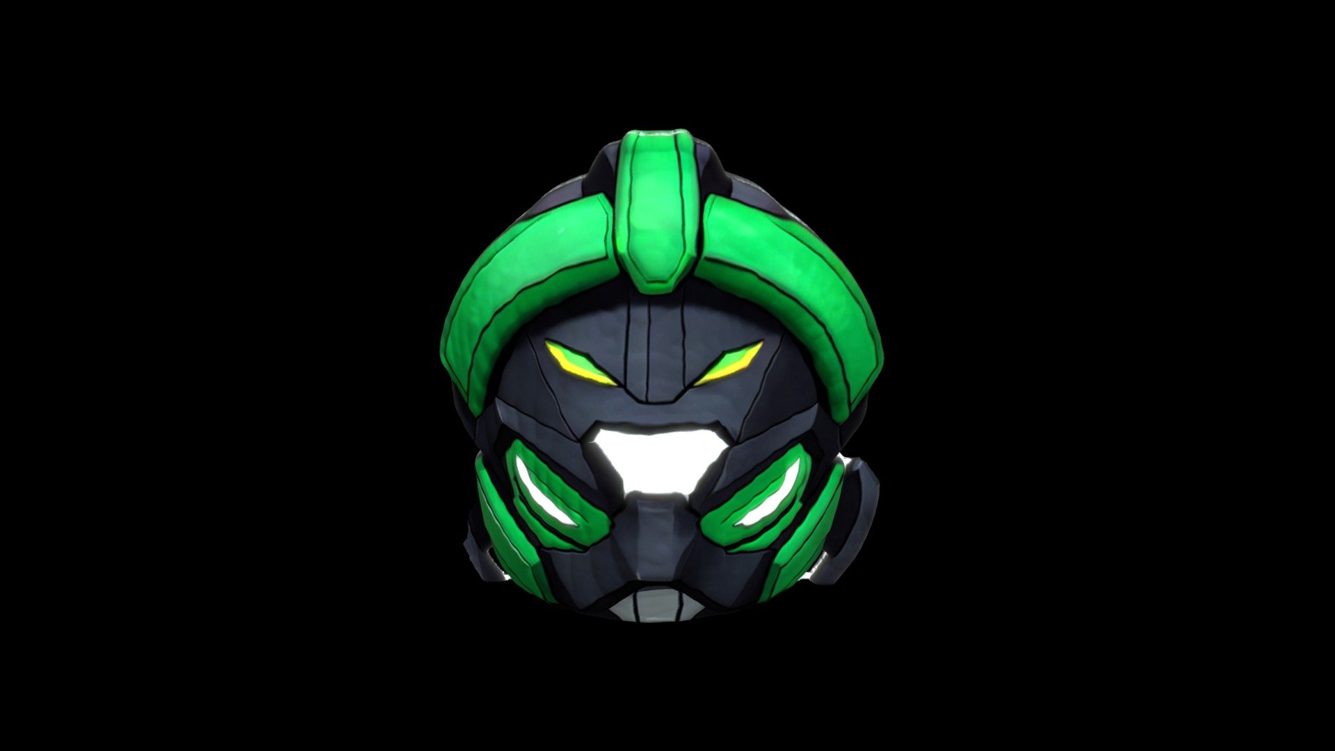 Helmet Mask Robot Cartoon 1009 - Download Free 3D model by klrxyz ...