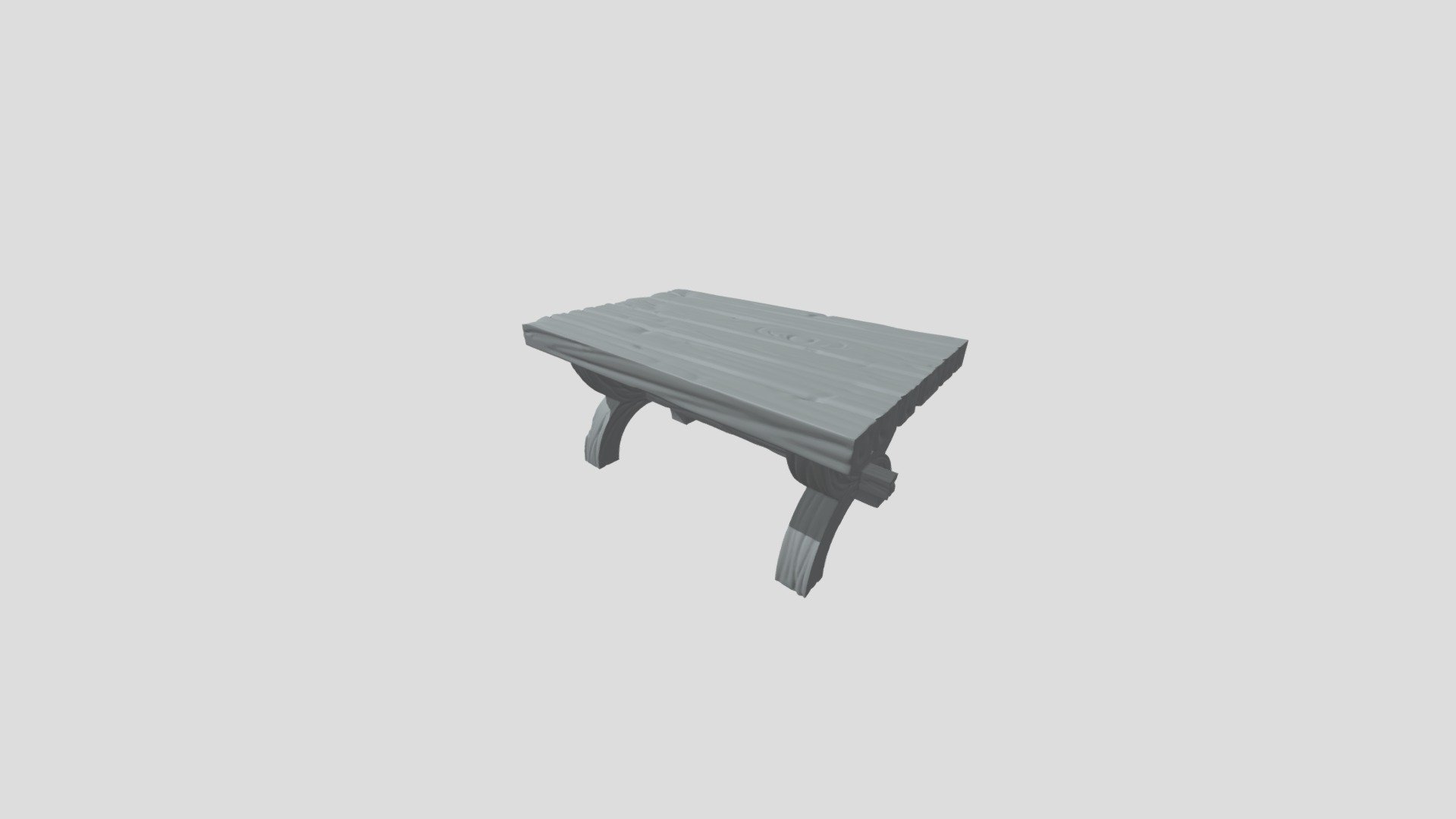Simple wood table - 3D model by Coopenotte [fb71489] - Sketchfab