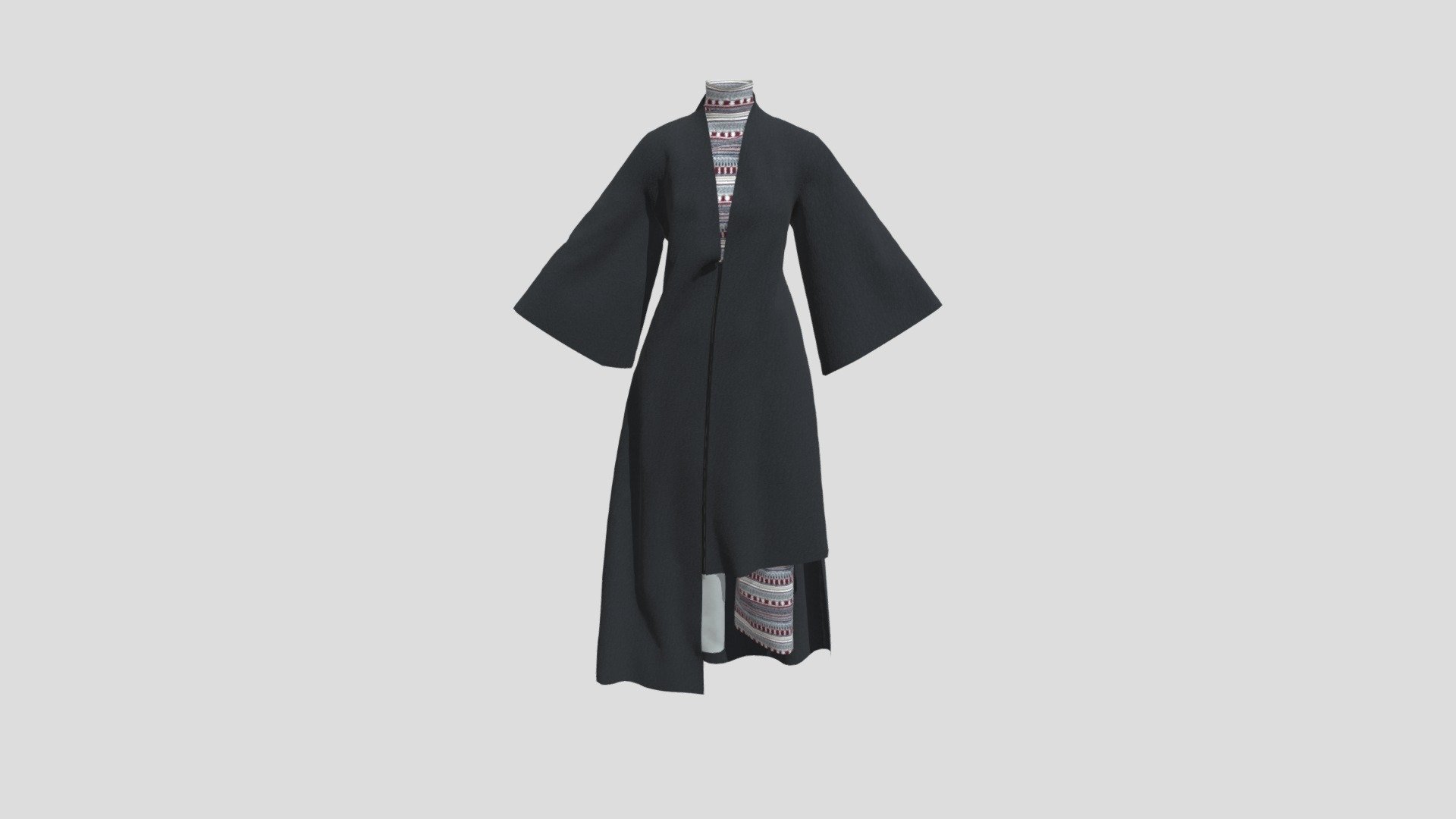 Winter Dress - 3D model by aaywn [fb715cb] - Sketchfab