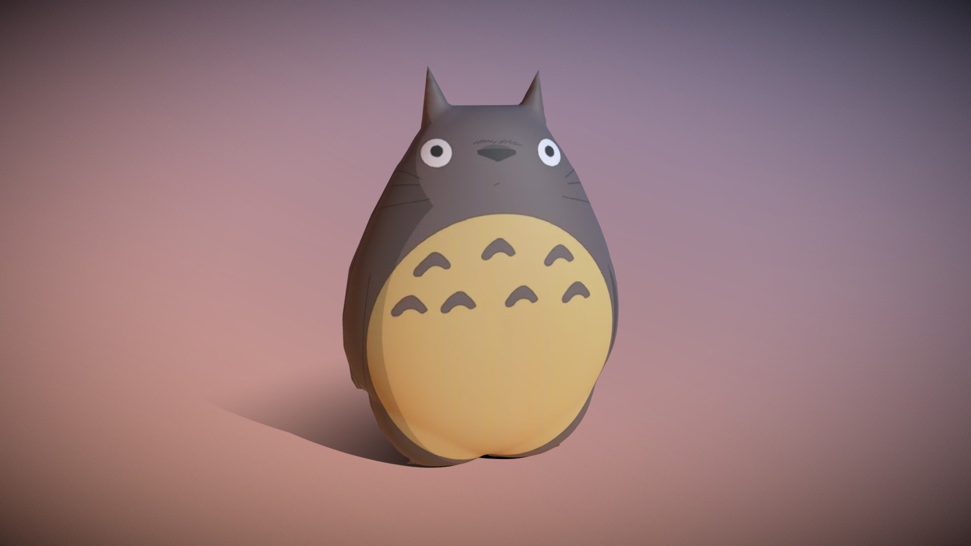 totoro - 3D model by nadiyanh [fb71877] - Sketchfab