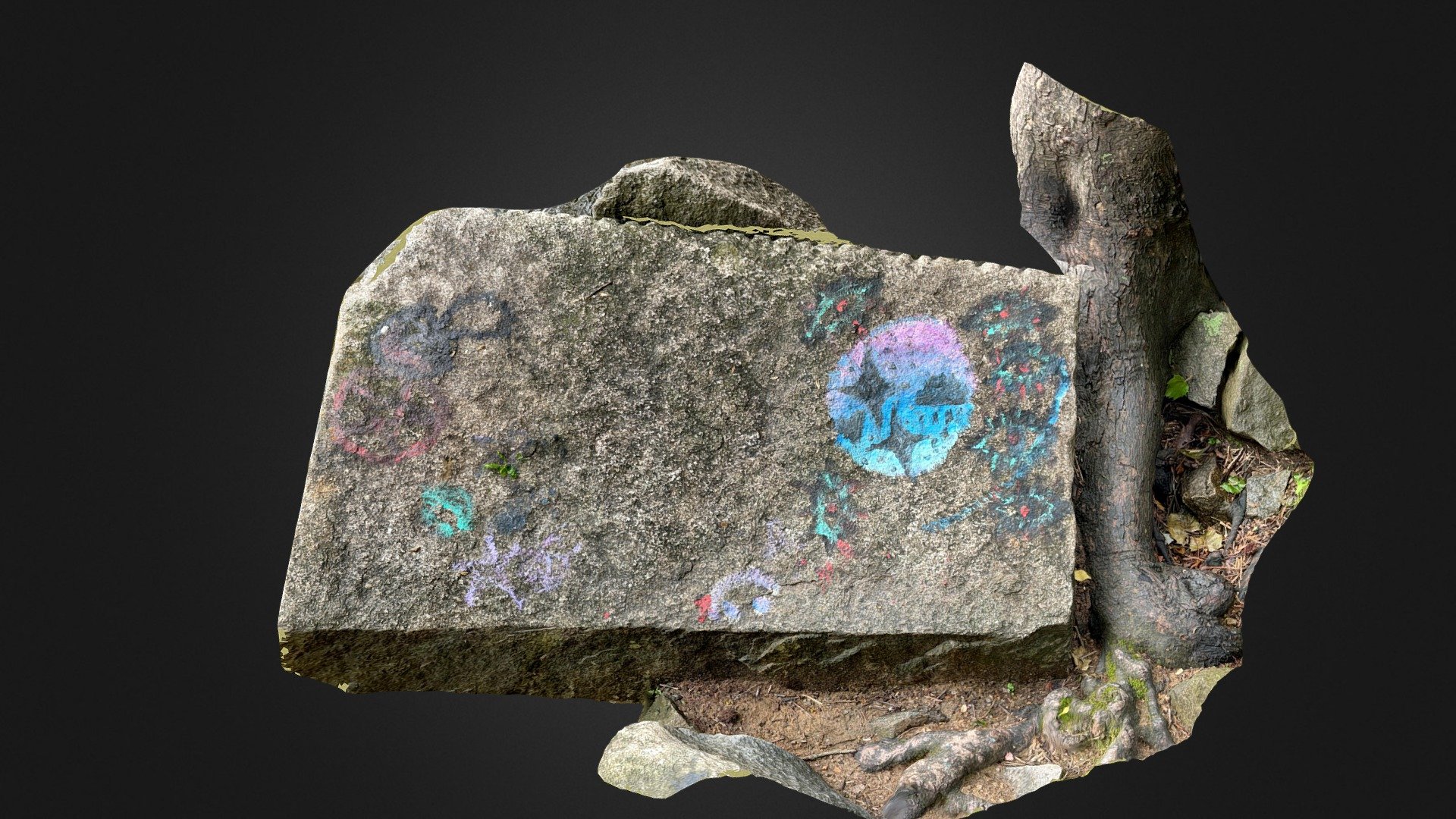 Rock graffiti - Download Free 3D model by Terrie (@terrielsimmons ...