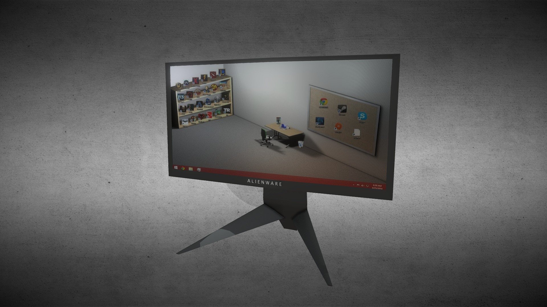 Monitor Alienware - Download Free 3D model by henriquevale111 [fb71c47 ...
