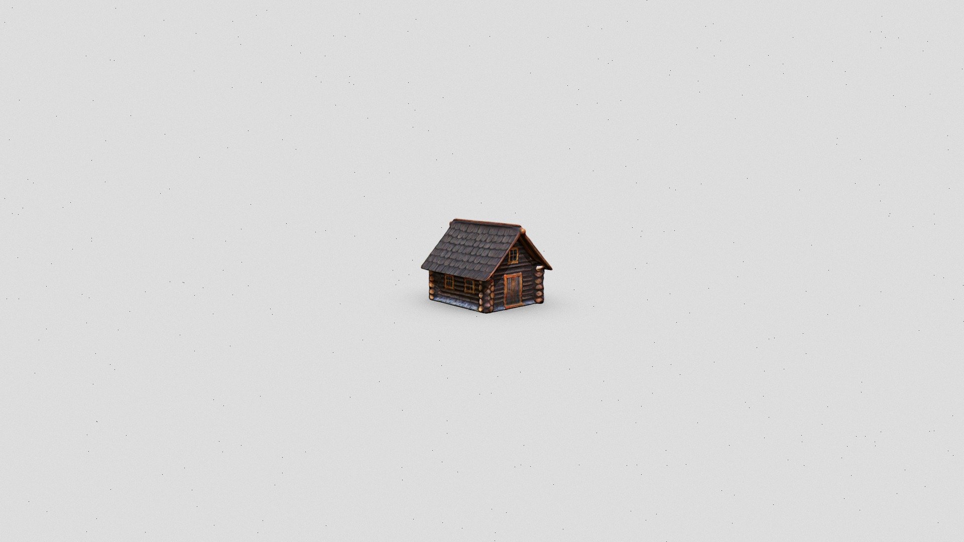 Small LowRes Log Cabin - Download Free 3D model by Marc Sawyer ...