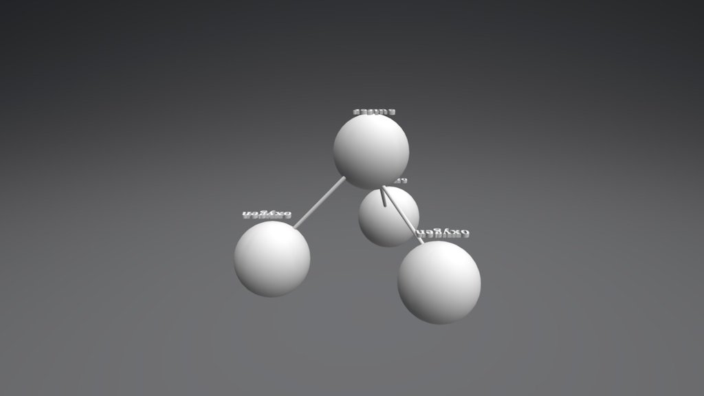 Reece's SO3 2- Model - 3D model by reece.stromberg [fb74e45] - Sketchfab