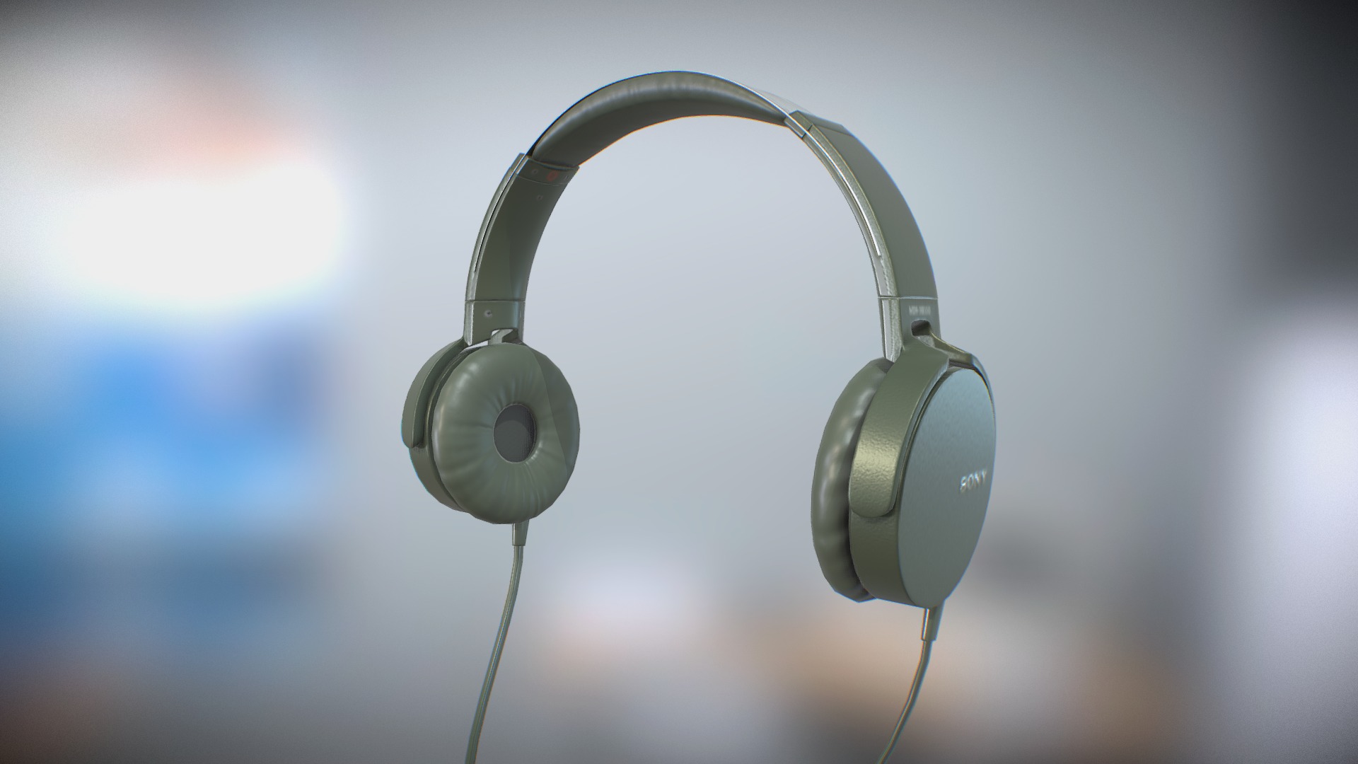 SONY MDR XB550AP LP Green - 3D model by EXO-S [fb7523b] - Sketchfab