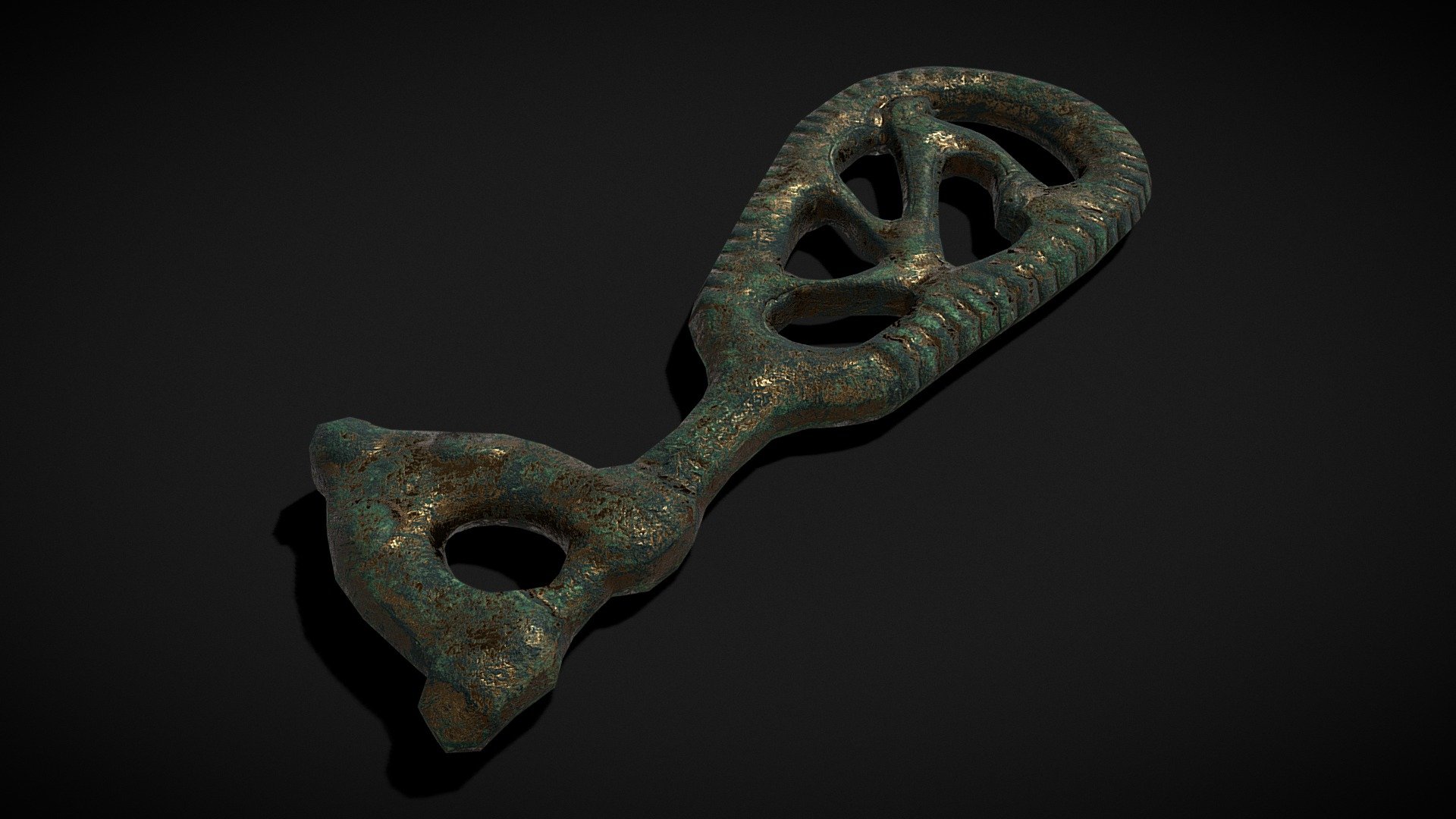 Brass Viking Key - Buy Royalty Free 3D model by GetDeadEntertainment ...