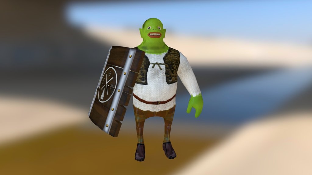 Goblin With Shield - 3D model by ethanpatric [fb769ca] - Sketchfab