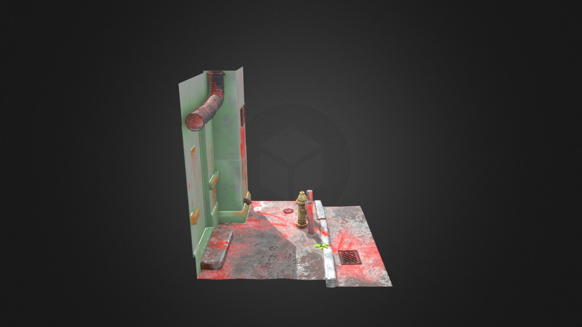 Attack of the killer hydrant - Download Free 3D model by dashawnj009 ...