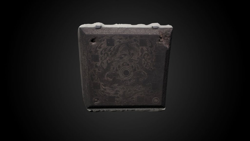 Epitaph cover of Prince Yuan Mi, 524 CE - Download Free 3D model by ...