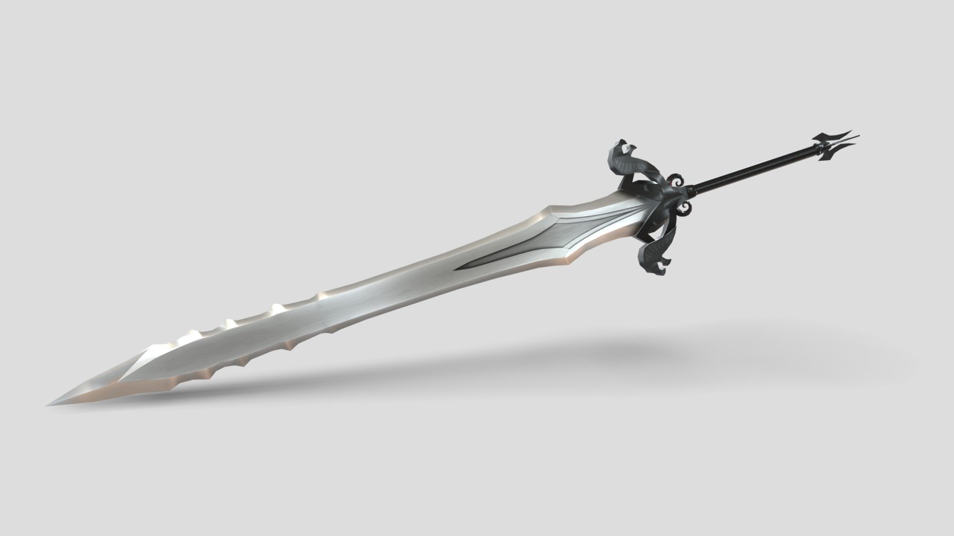 Dark Sword - 3D model by Reiko (@Re1konyan) [fb77fb7] - Sketchfab