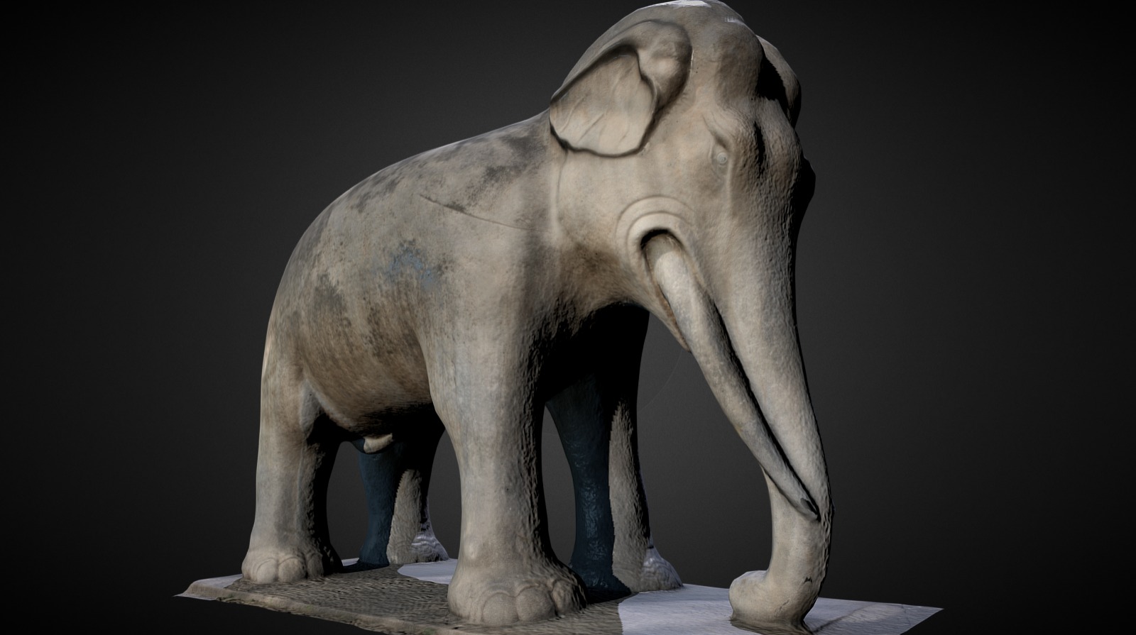 Stone_Elephant_stand - 3D model by inception4 [fb7838e] - Sketchfab