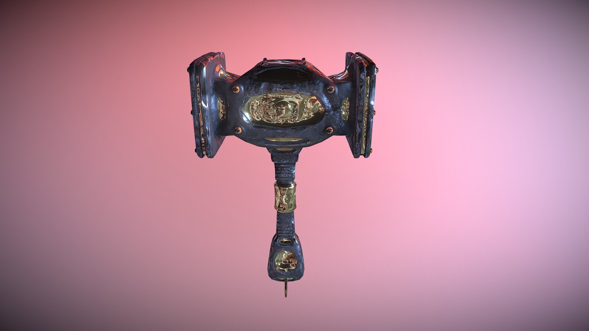 God Hammer(Damaged Version) - Download Free 3D model by Mcoates1 ...