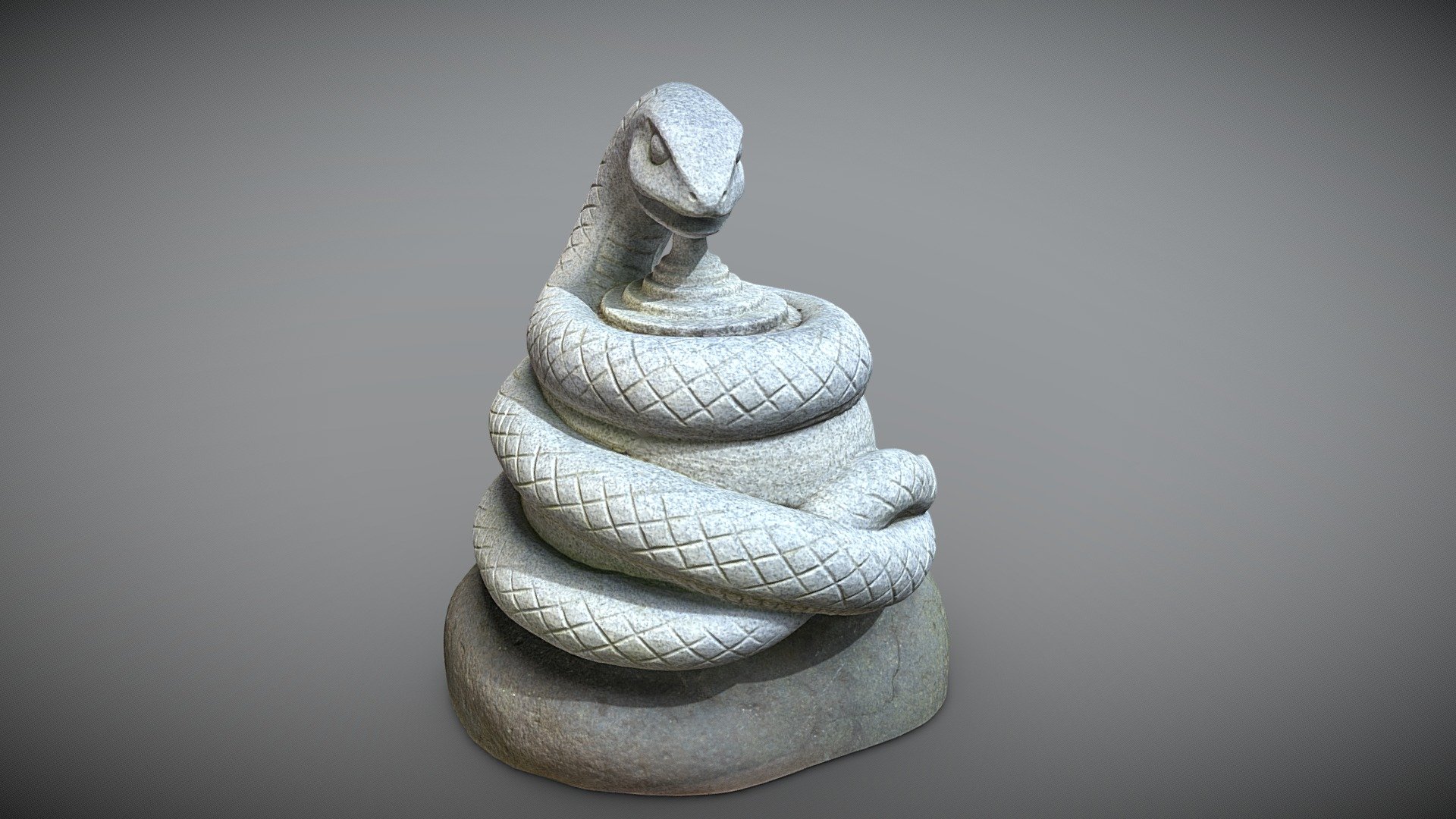 Japanese Temple Snake Sculpture - 3D model by ShacharWeis [fb7a7c8 ...