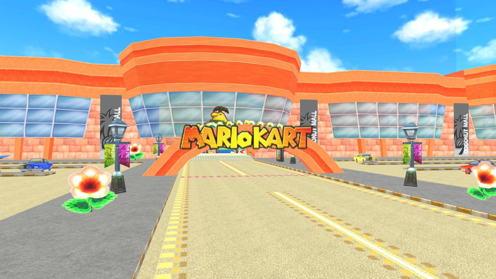3DS - Mario Kart 7 - Wii Coconut Mall - Download Free 3D model by H ...