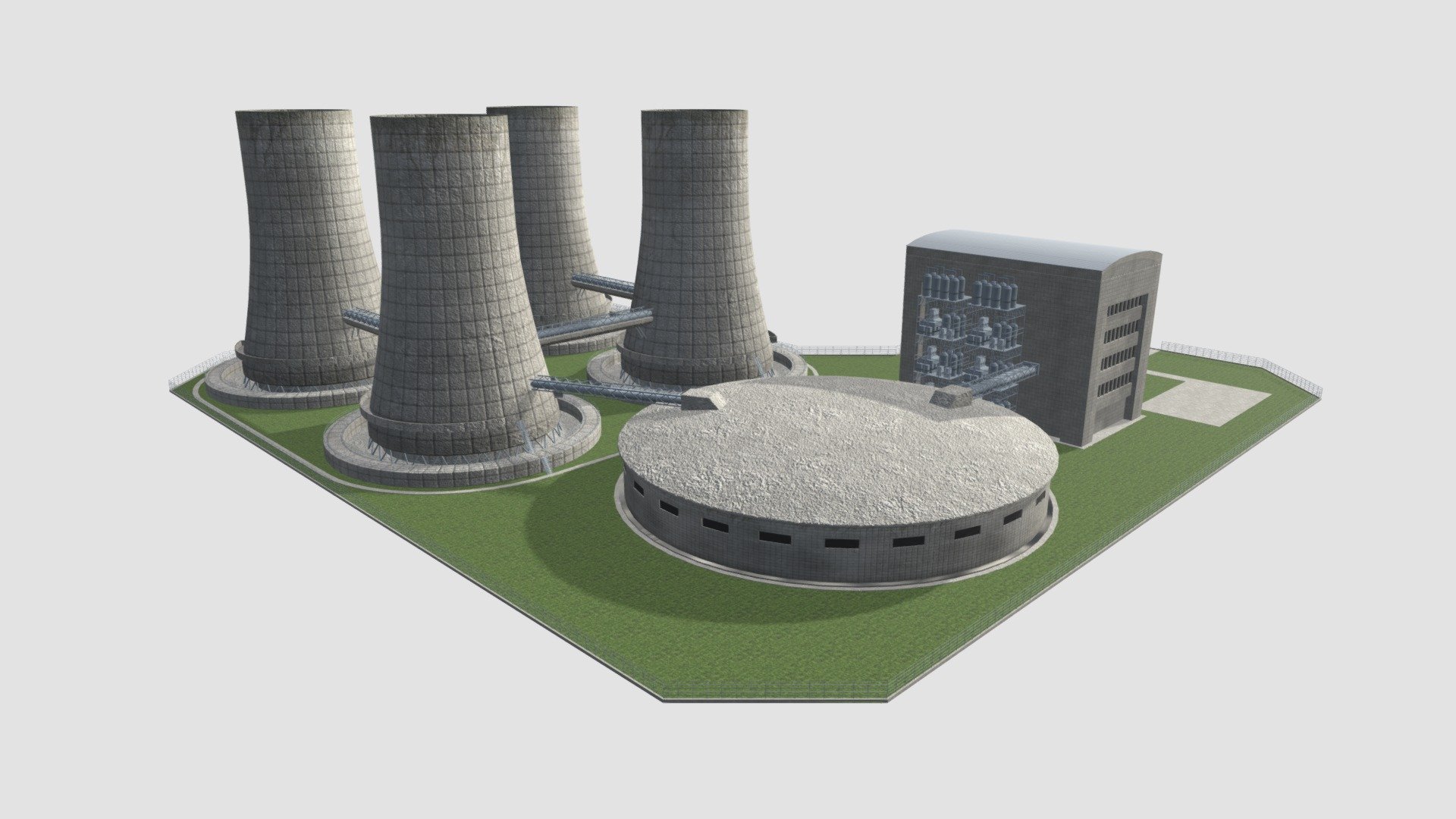 power plant - Buy Royalty Free 3D model by Evermotion [fb7d2a3 ...
