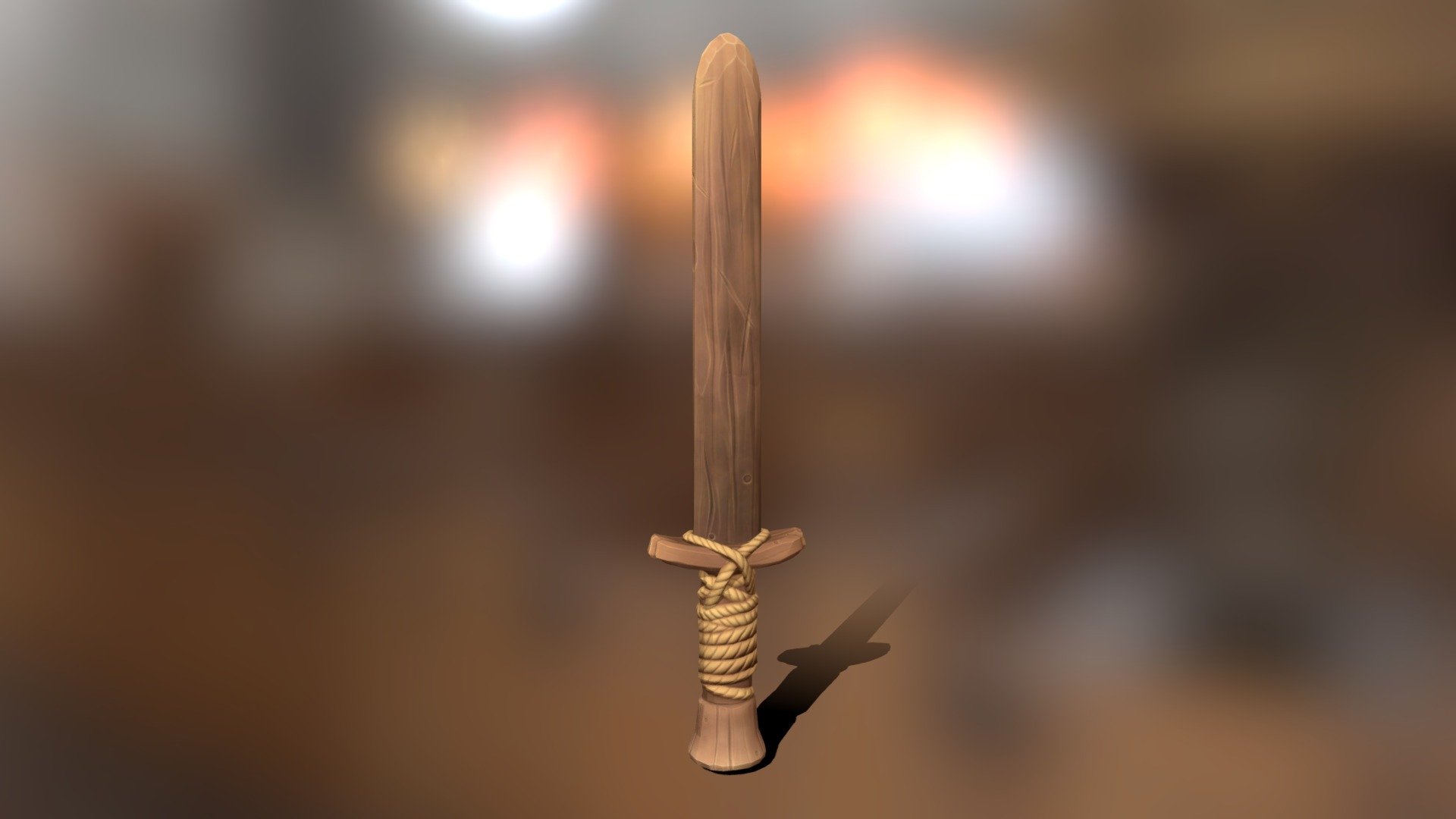 Stylized Wooden Sword - Download Free 3D model by dodopro505 [fb7d609 ...